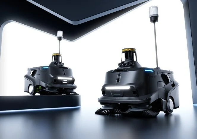 PUDU MT1 Max Robotic Sweeper | Autofina Robotics India